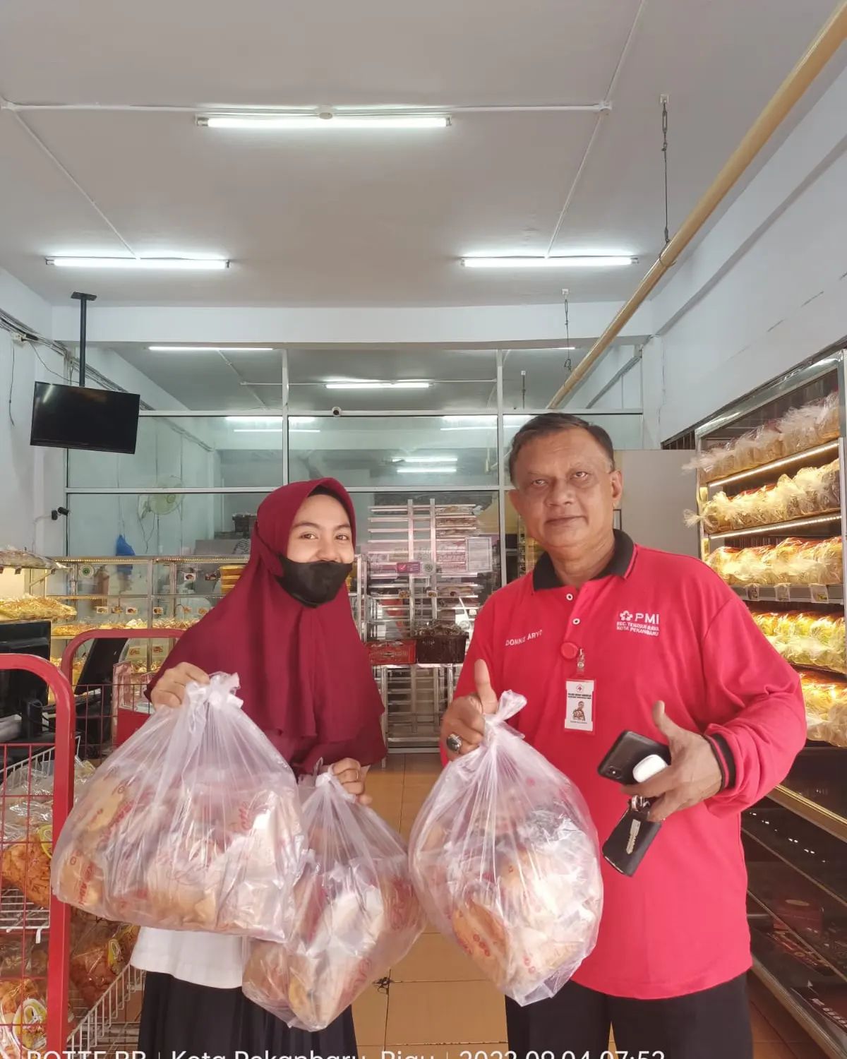CSR Babada Bekerja sama dengan PMI Kota Pekanbaru Mensupport Kegiatan Donor Darah – Rotte Bakery