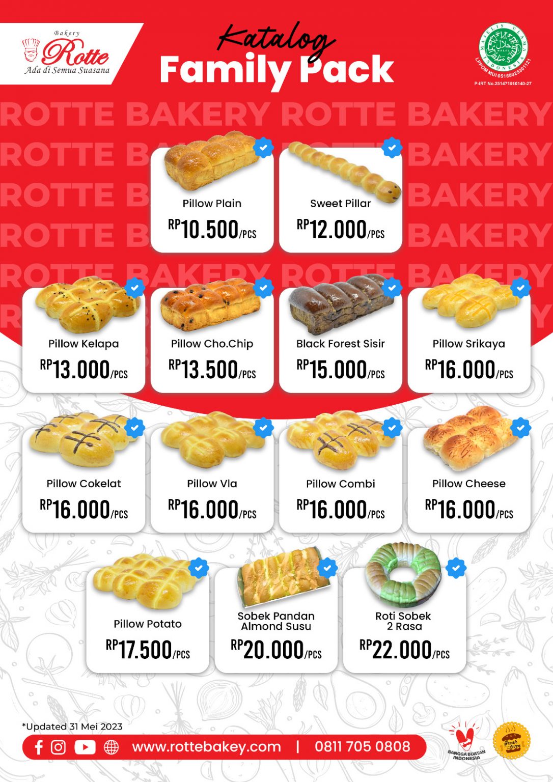 Katalog Produk Roti Manis – Rotte Bakery