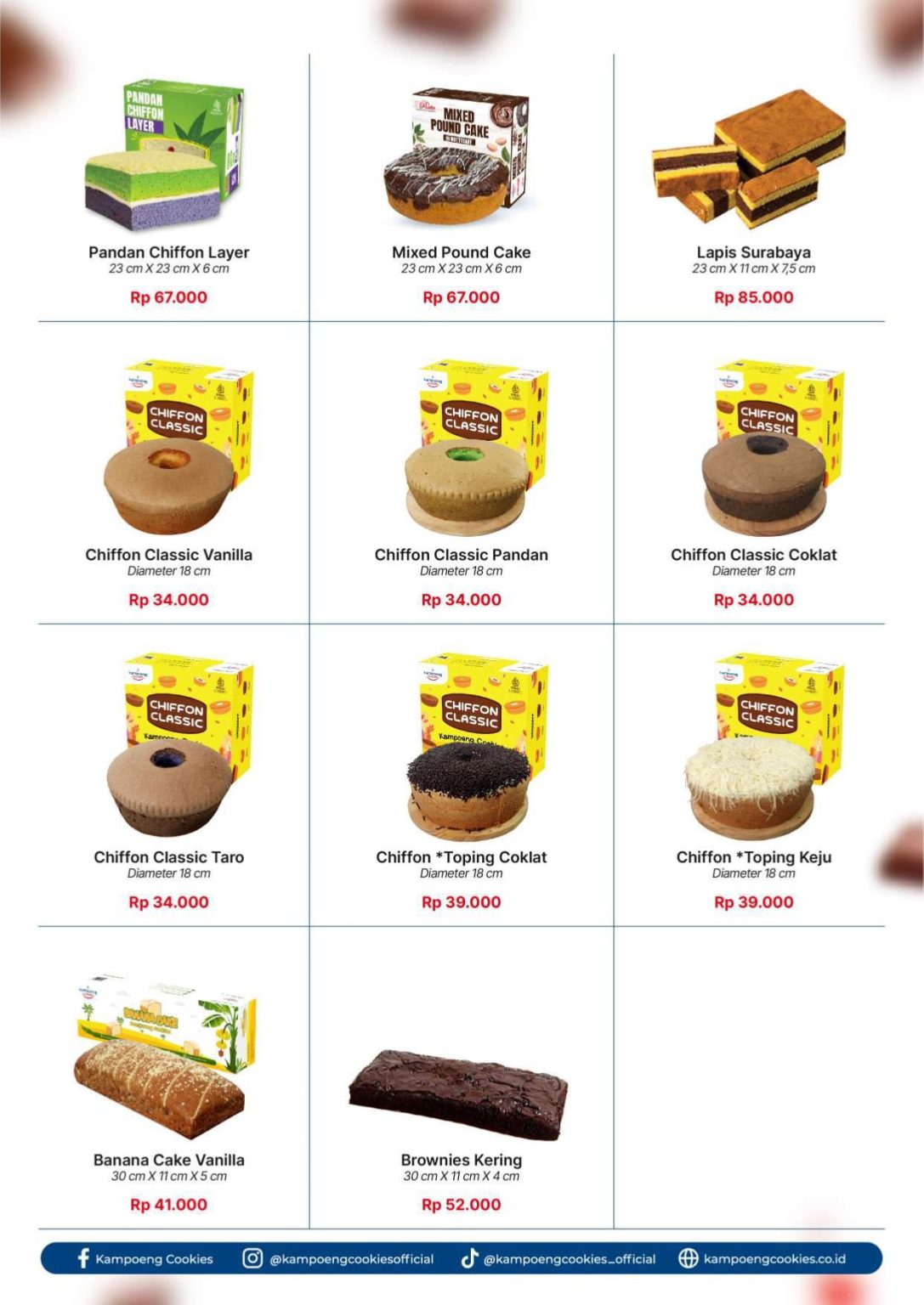 Produk Bolu & Brownies – Rotte Bakery