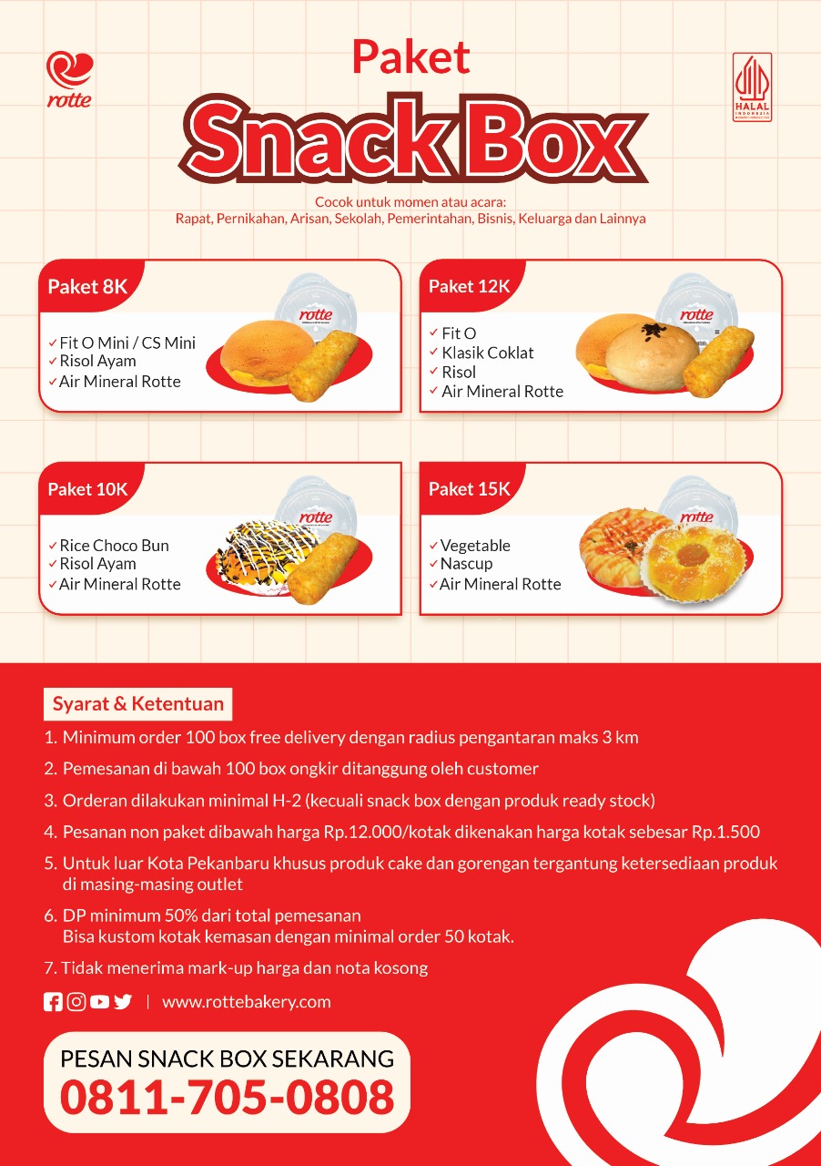 Katalog Produk Snack Box Kue Kotak – Rotte Bakery